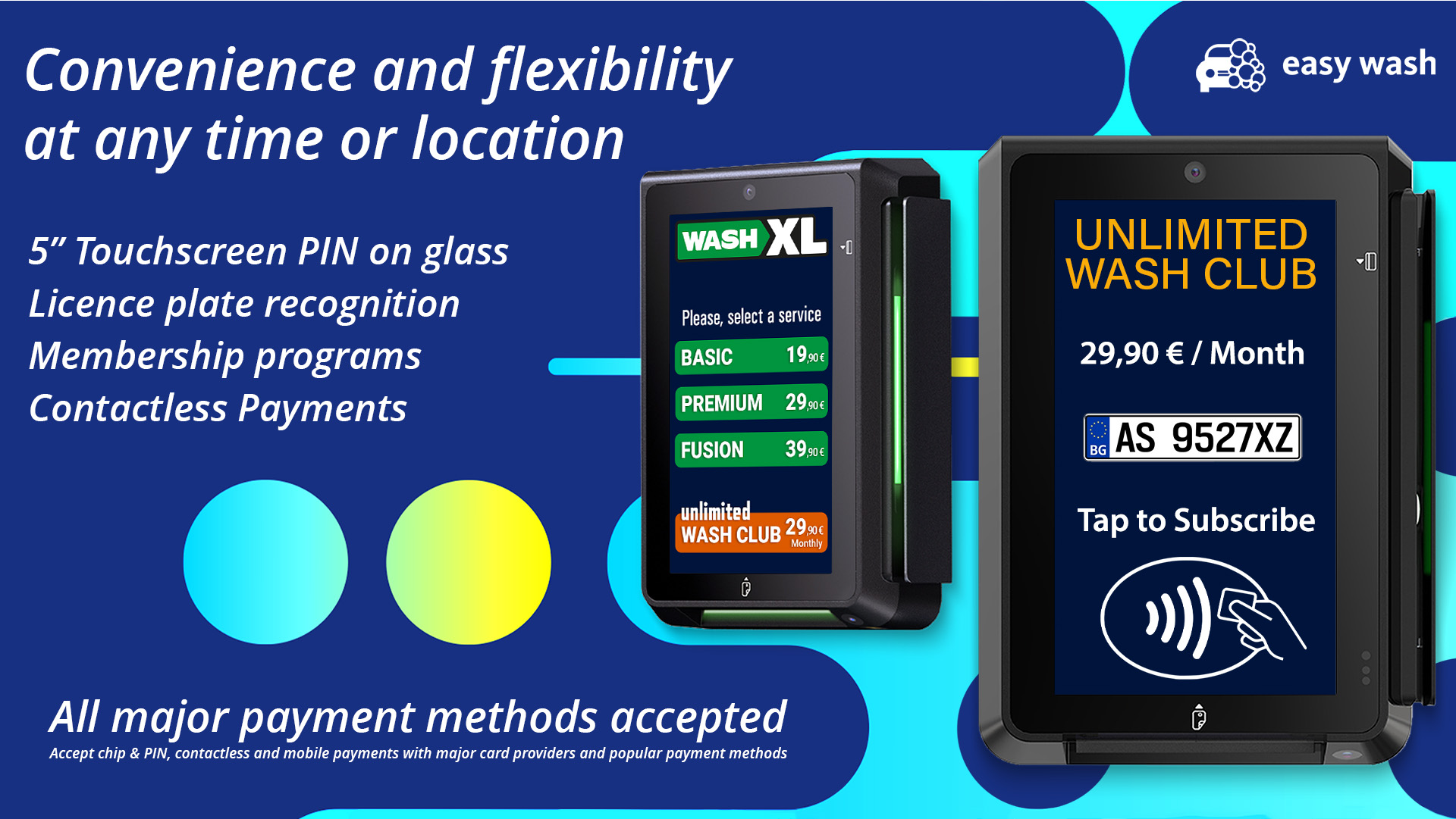 Meet the Game-Changer Smarter Payment Terminal - Euro Car Wash Oy Ltd
